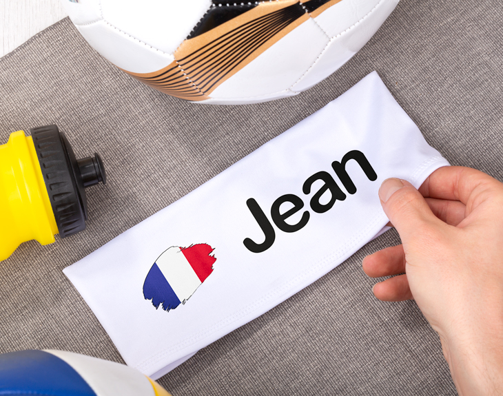 Cinta sport para pelo "Bandera de Francia" - Regalo Original