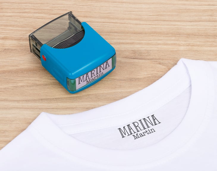 Personalised clothes stamp - Made In Gift