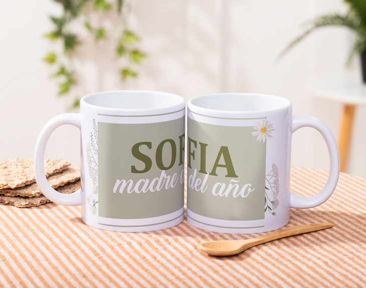 Taza personalizada "Flowers" - Regalo Original