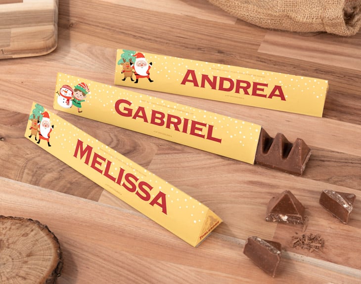 Customised toblerone "Santa Claus" - Made in Gift